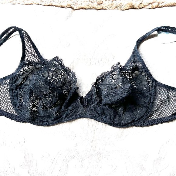 Lou | Intimates & Sleepwear | Vintage Lou Bra From Paris France Lace ...